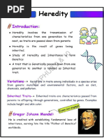 Class 10 Heredity | PDF | Dominance (Genetics) | Genetics