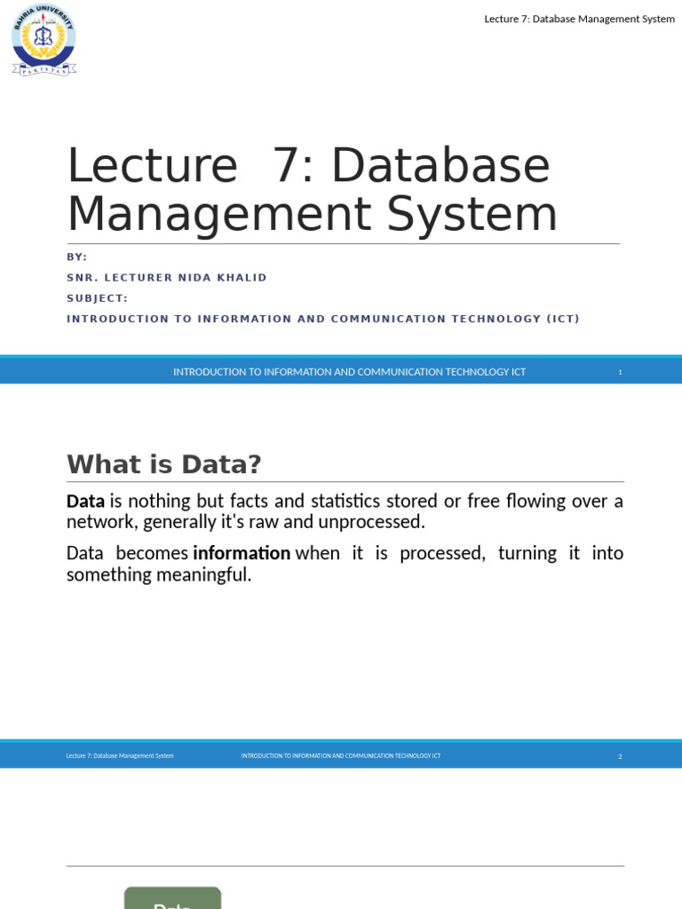 DBMS | PDF | Databases | Computer File