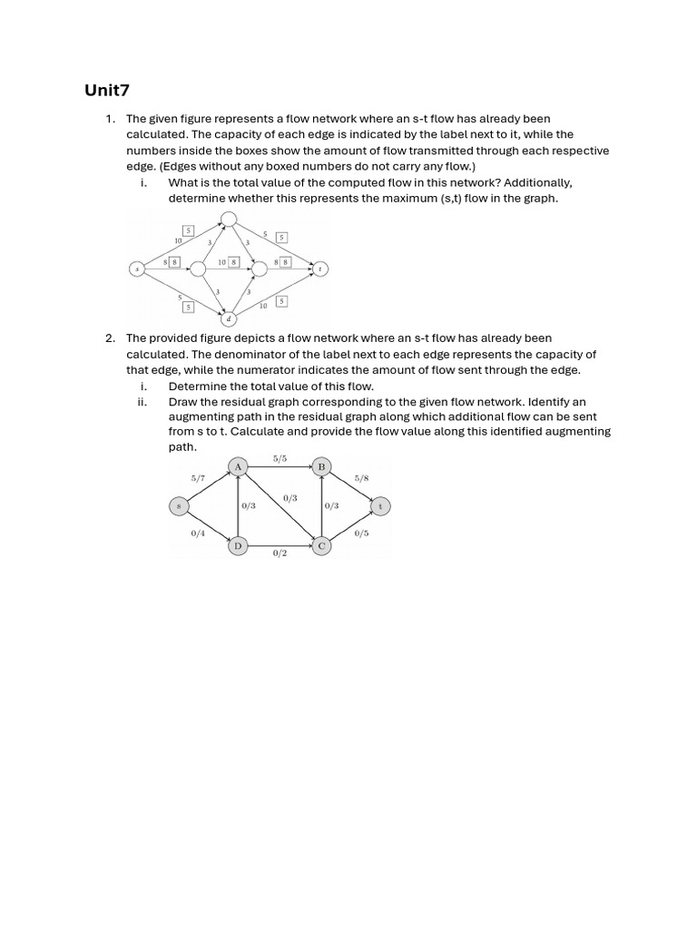 Question Set Unit7 | PDF