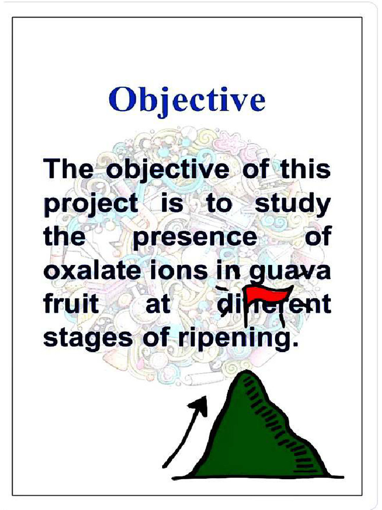 Oxalate ion at different ripening stages of guava | PDF