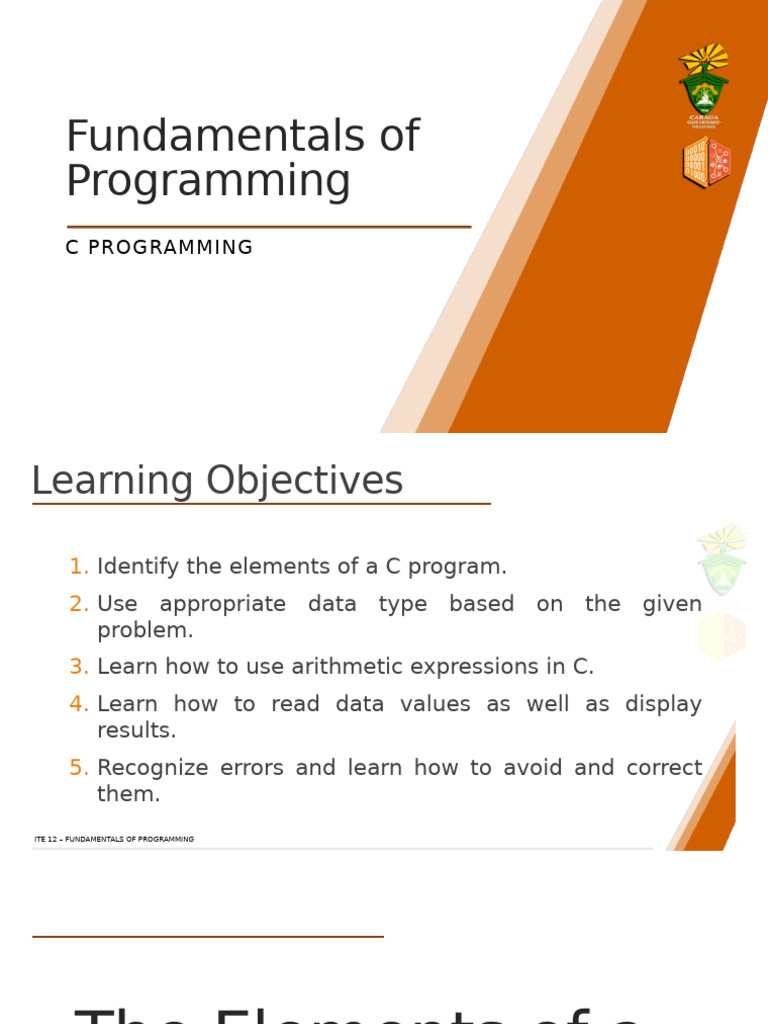 2. the C Fundamentals 1 | PDF | Data Type | Integer (Computer Science)