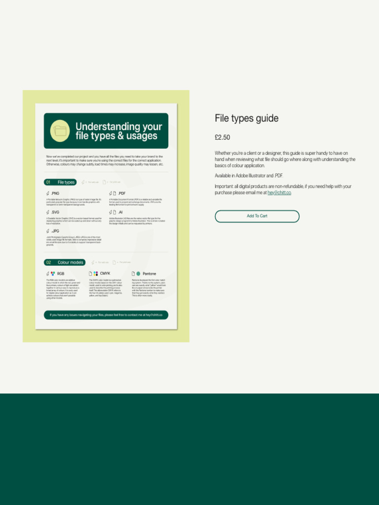 File Types Guide - Chittco | PDF