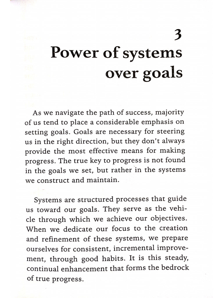 Power of Systems Over Goals | PDF
