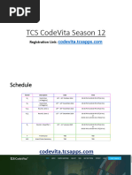 TCS CodeVita Season 12 Registration | PDF | Business | Technology & Engineering