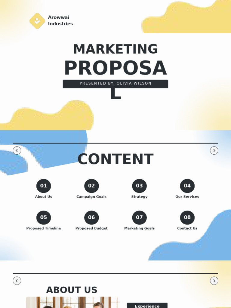 Marketing Proposal Presentation | PDF