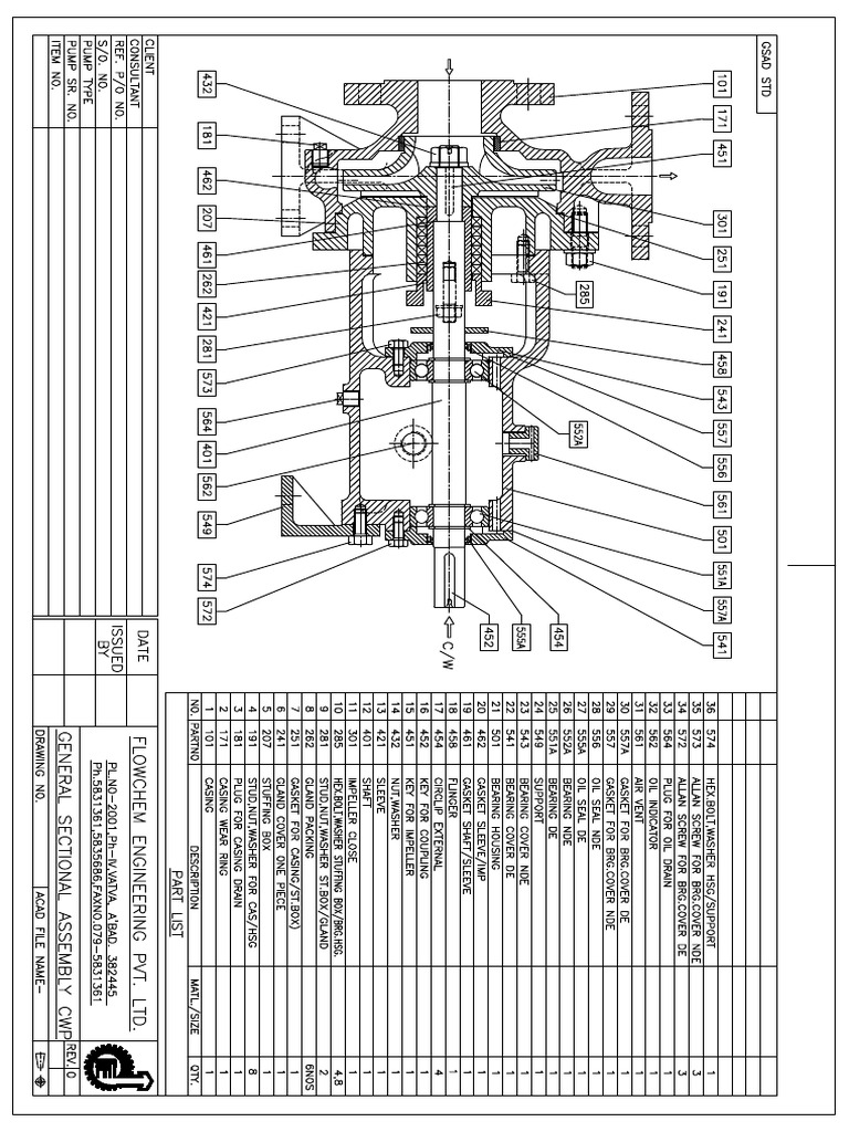Flowchem Pump CWP STD GSAD | PDF