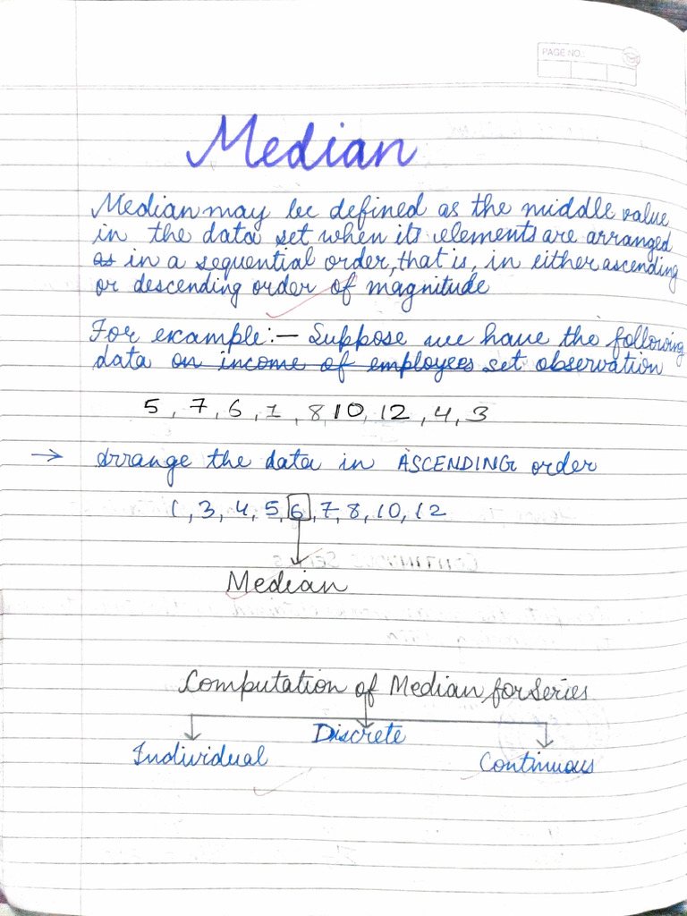 Median Class Xi Pdf 
