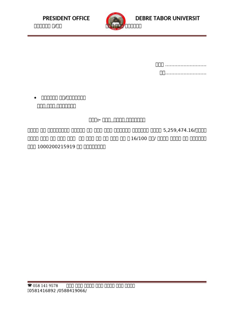 Presidant Office | PDF