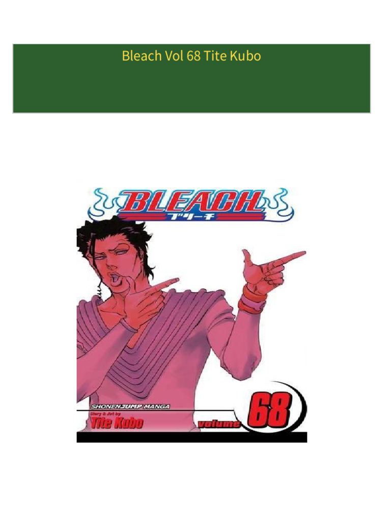 Immediate Download Bleach Vol 68 Tite Kubo Ebooks 2024 | PDF | Manga ...