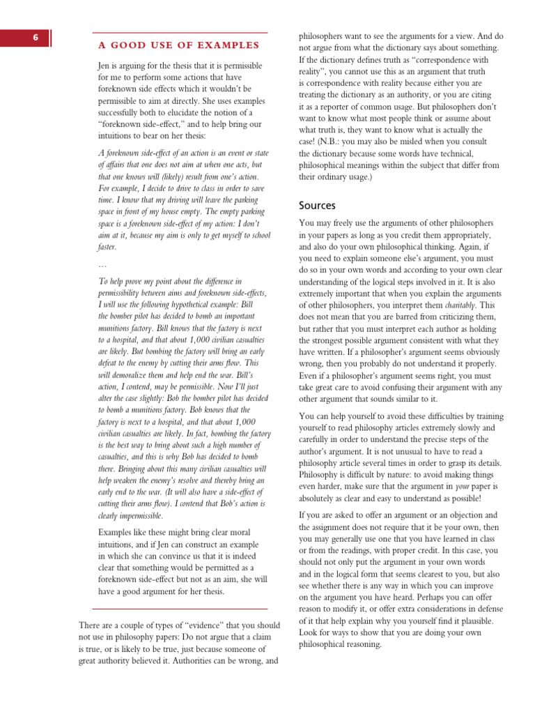 PDF document | PDF | Argument | Reason