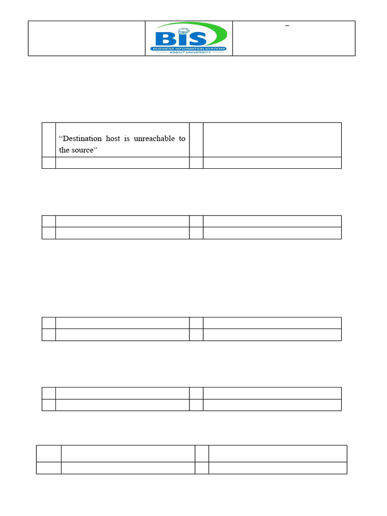 Computer - Networks - Midterm Exam 2024 - Model 1 | PDF | Computer Network | Network Switch