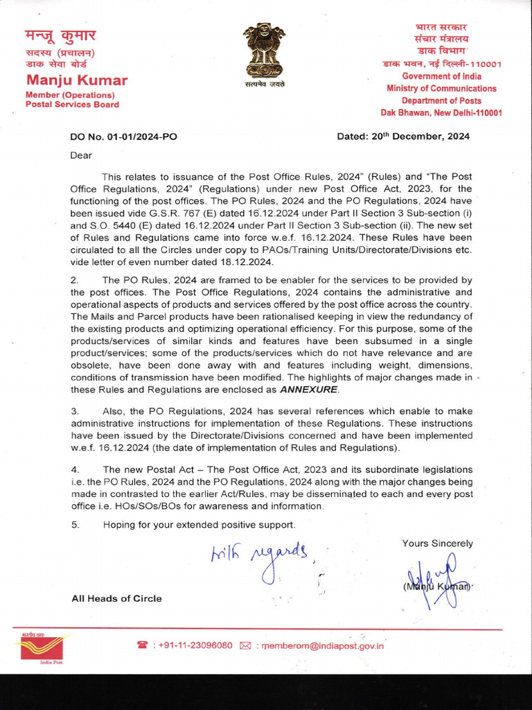 DO Letter | PDF | Postcard | Mail