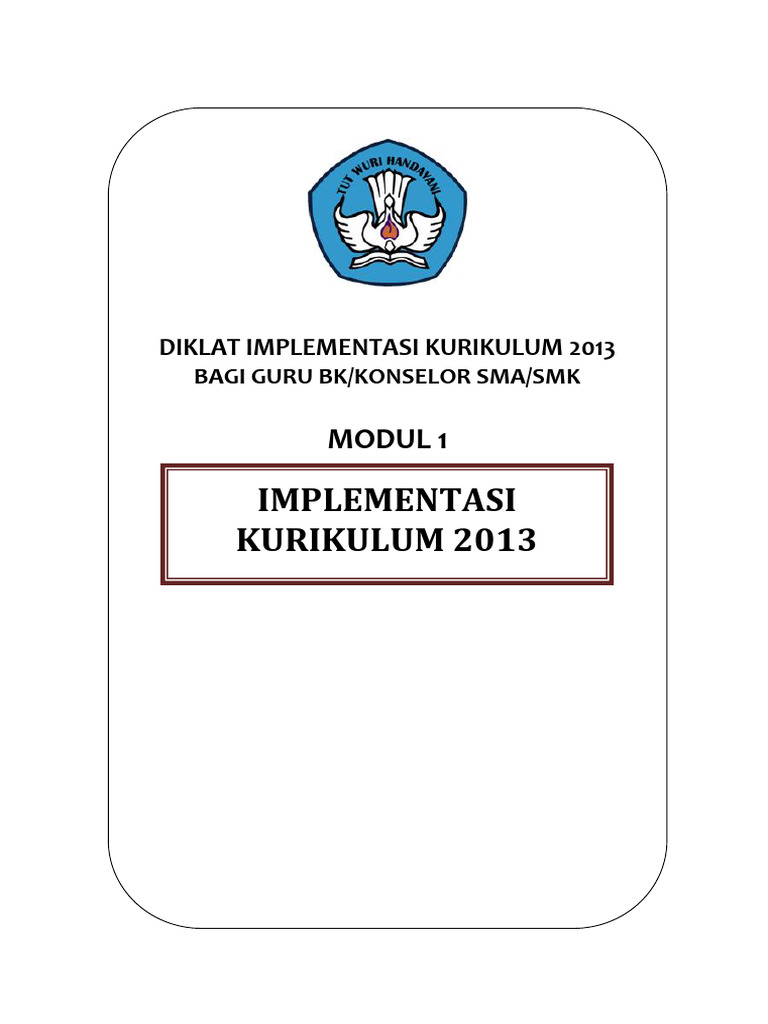 Modul Guru BK Kurikulum 2013 | PDF