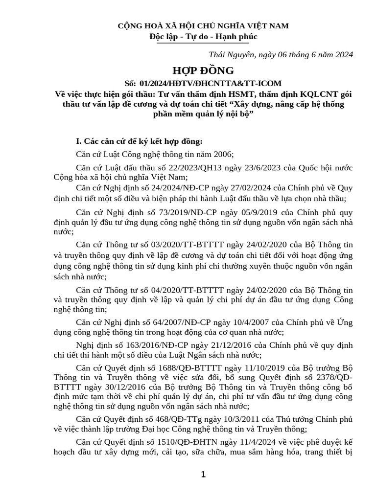 HD ThamDinh - E-HSMT-KQLCNT - Quanlynoibo | PDF