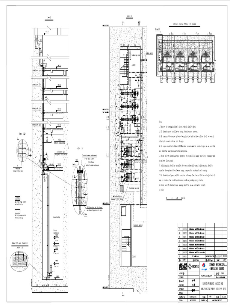 D-ME-HM-14~1 R7 Layout of leakage drainage and dewatering equipments ...