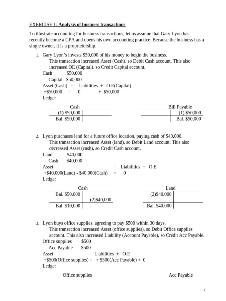 Ex1-File (2) | PDF | Debits And Credits | Expense