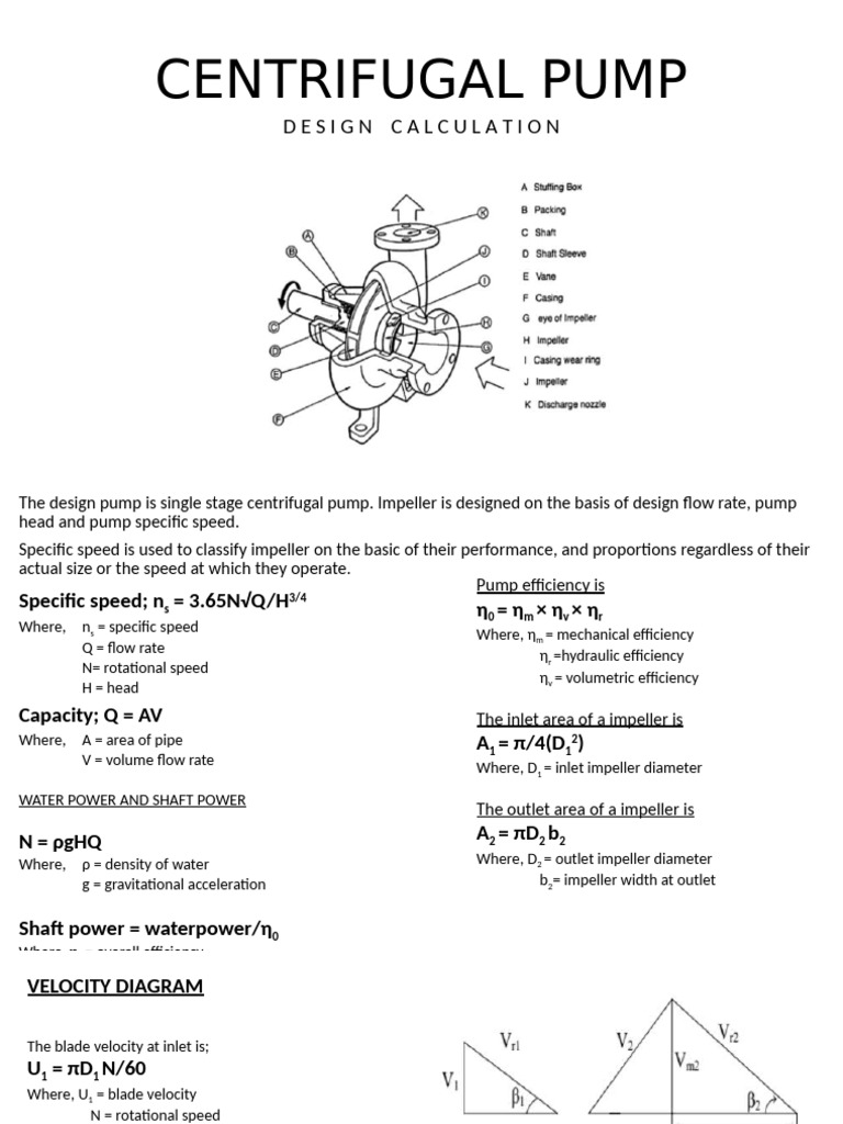 Centrifugal Pump Design Guide | PDF | Pump | Hydraulics