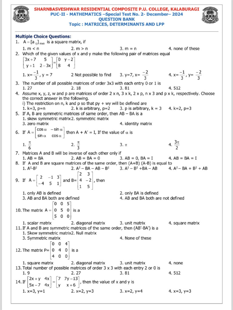 Maths 2 | PDF