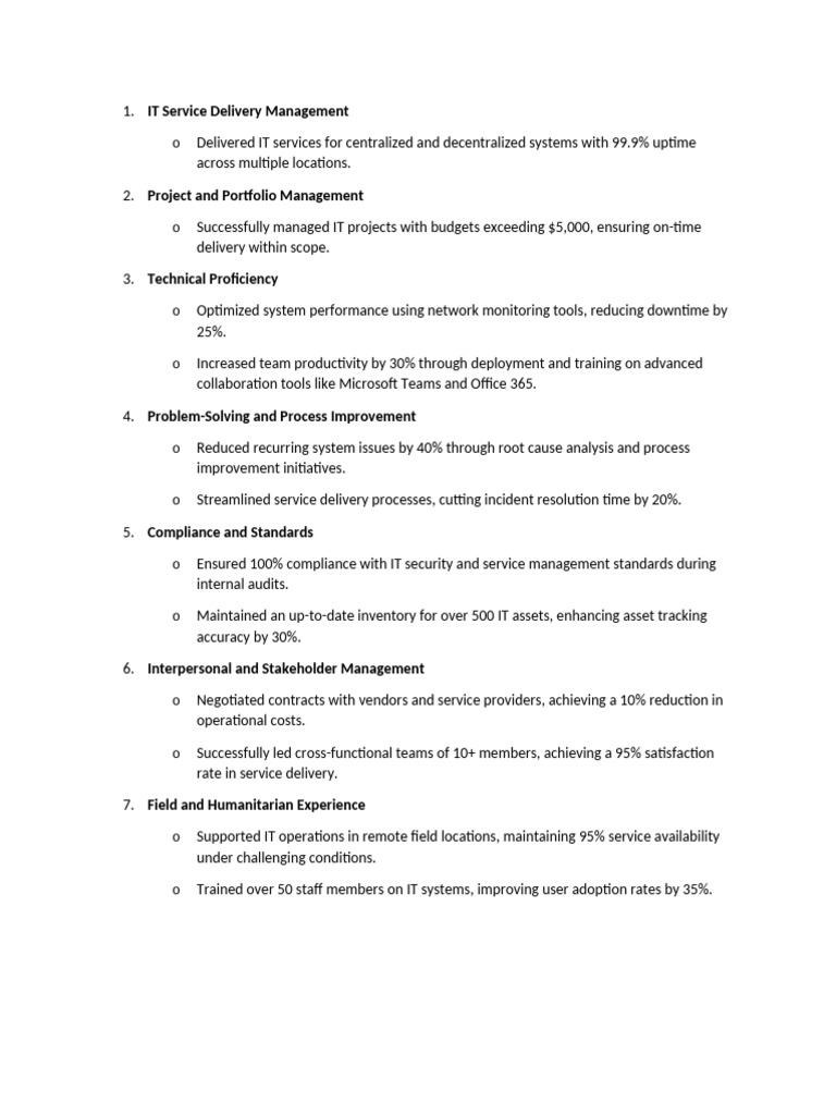 IT Service Delivery Management Overview | PDF | Audit | Computer Security