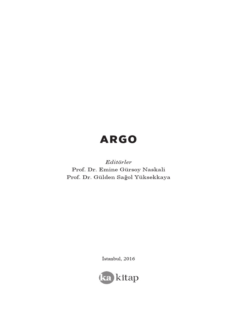 Argo | PDF