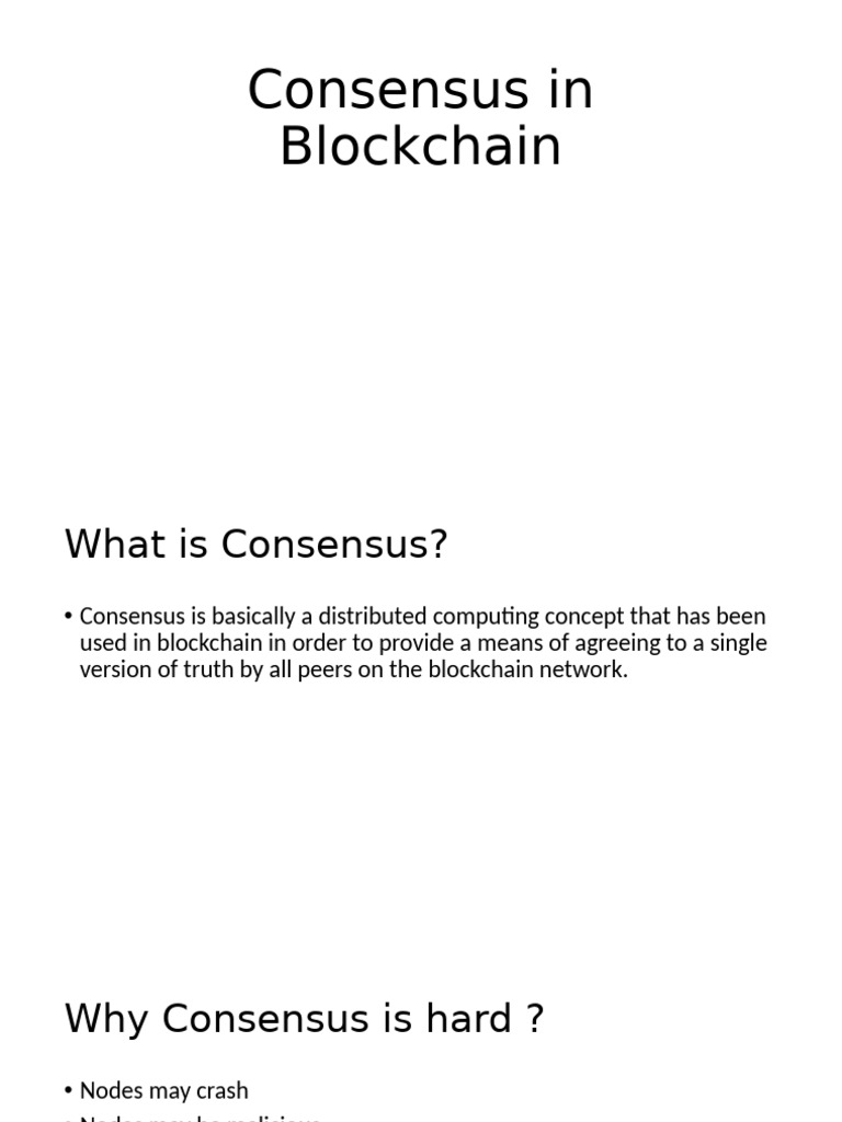 Lec-4 Consensus in Blockchain | PDF | Concurrent Computing | Cyberwarfare