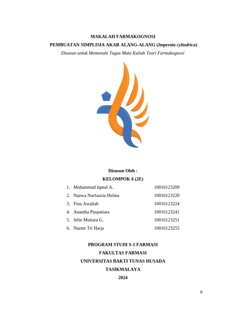 Pembuatan Simplisia Akar Alang-Alang | PDF