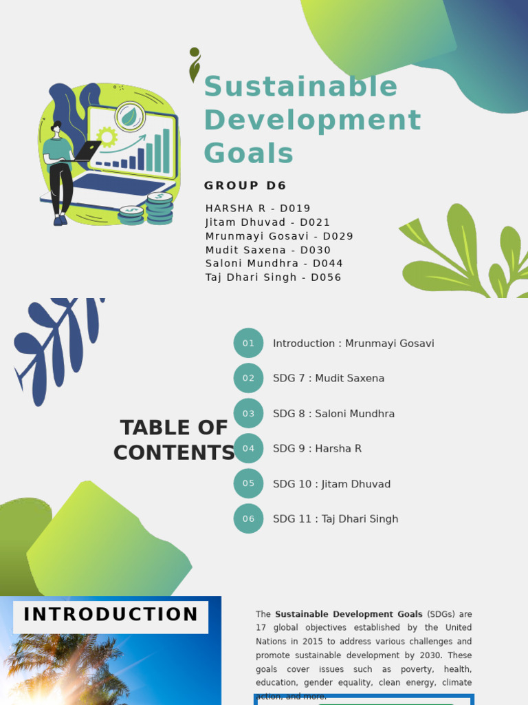 Sustainable Development Goals | PDF | Economies | Economic Development