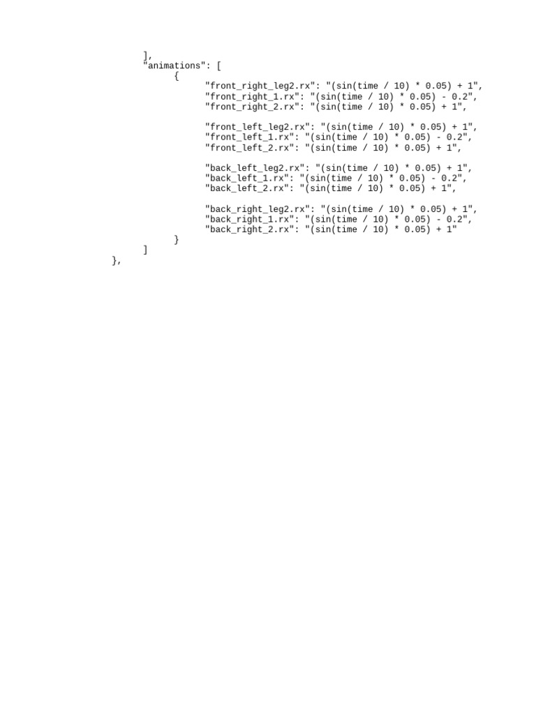 Leg Animation Scripting Guide | PDF