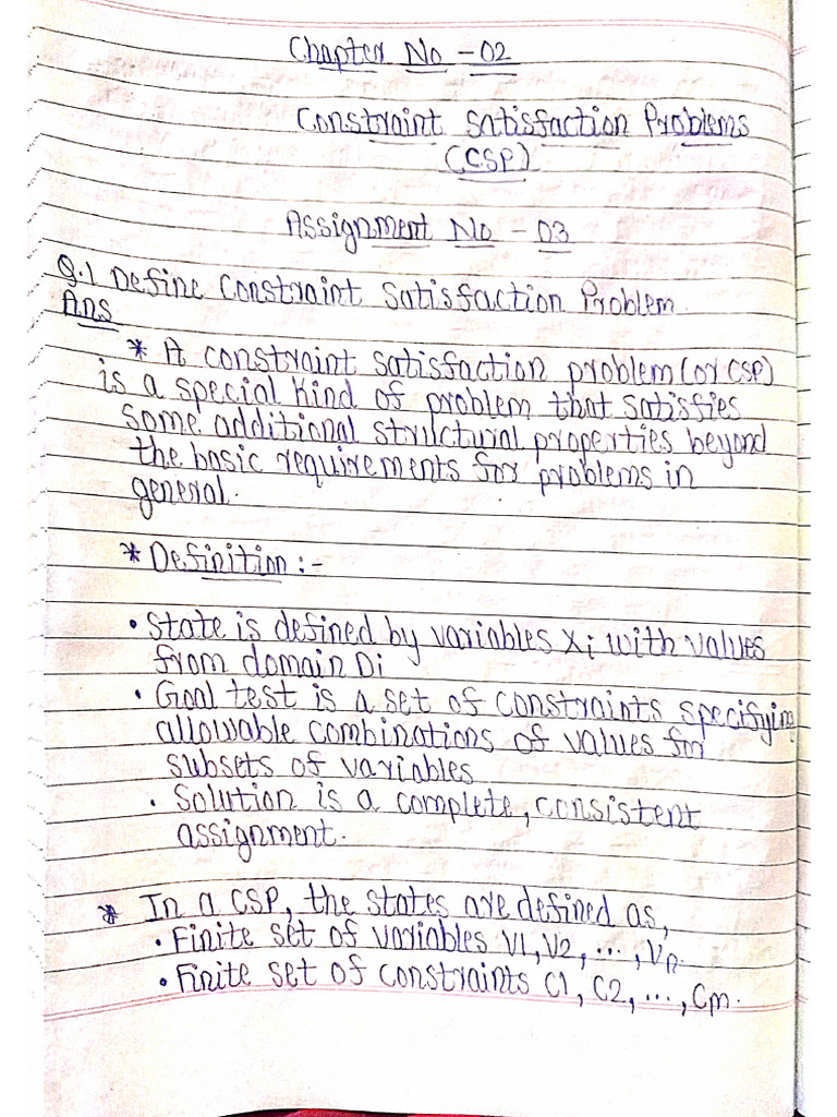 Artificial Intelligence Assignment No 03 | PDF