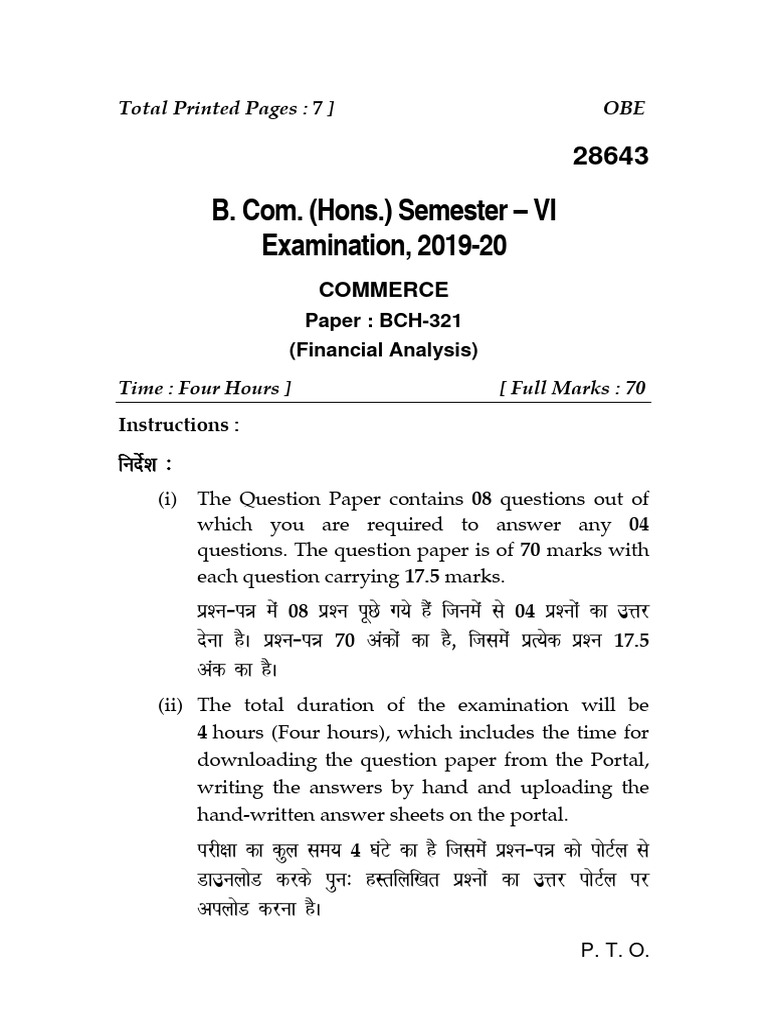 All Paper 2019-20 | PDF | Corporations | Investing