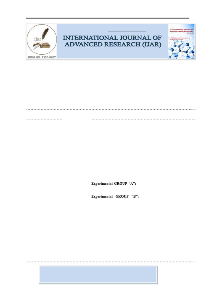 Periodontal Infrabony Defect Grafting With and Without Biocompatible ...