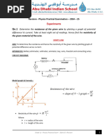 Class 12 cbse ncert PHYSICS Lab Manual. | PDF | Electricity ...