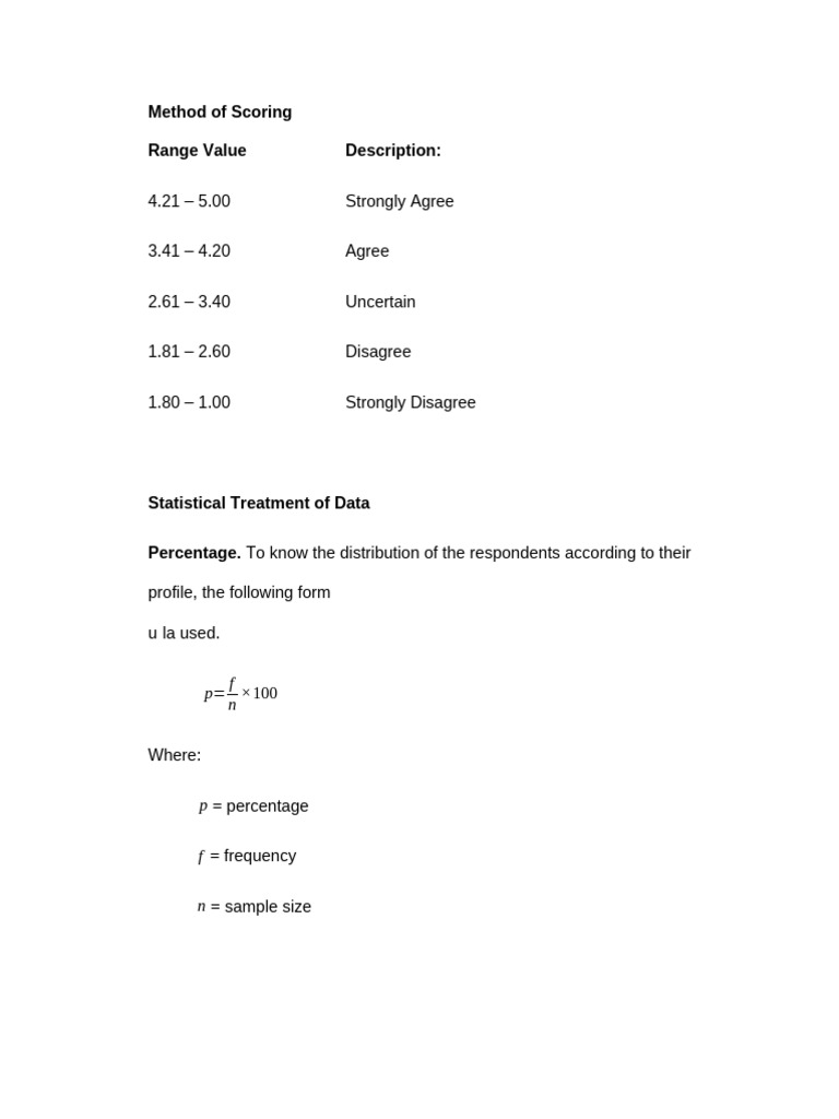 Method of Scoring | PDF