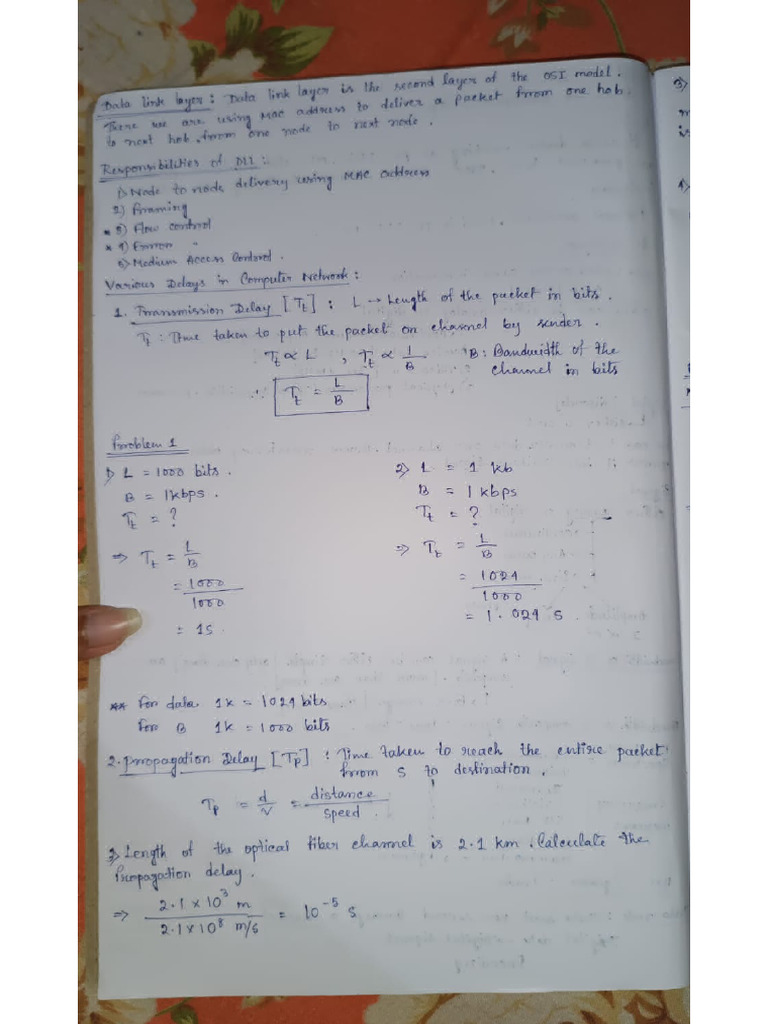 Network Class Notes | PDF