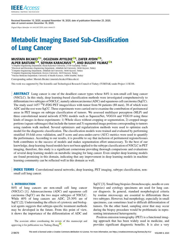 7.metabolic Imaging Based Sub-Classification of Lung Cancer | PDF ...