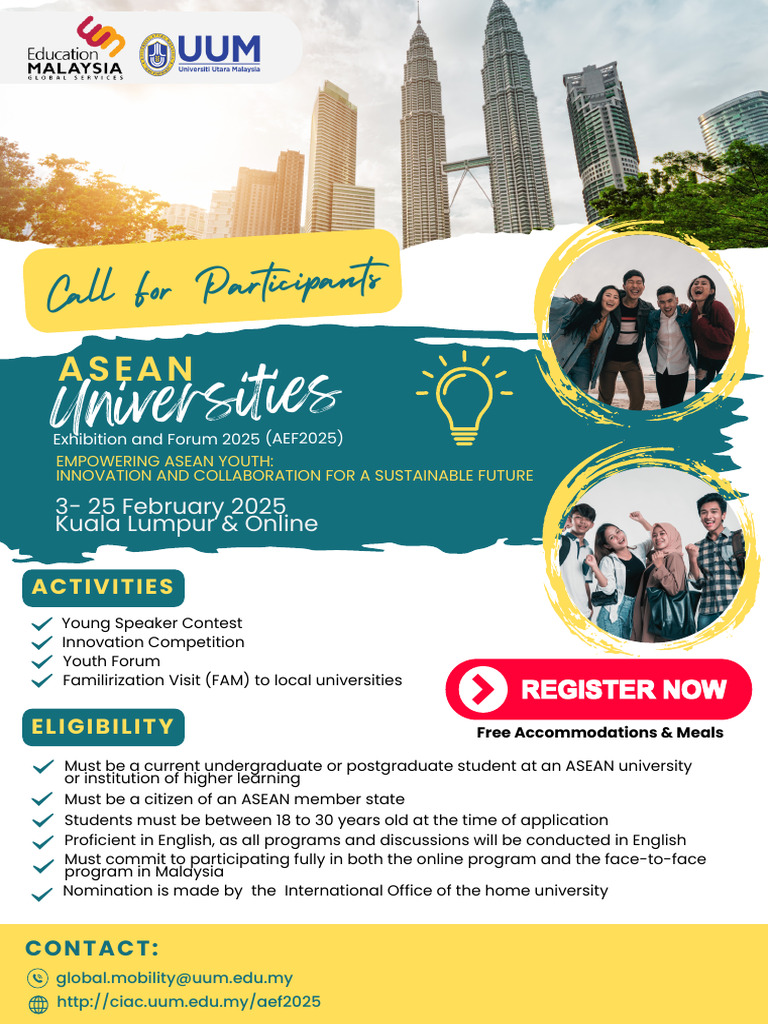 AEF 2025 - Call For Participants | PDF