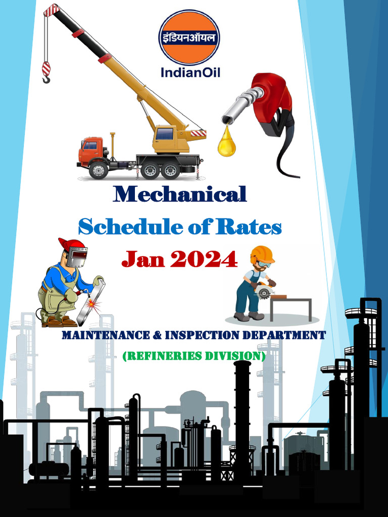 RHQ Mechanical SOR Jan 2024 | PDF | Pipe (Fluid Conveyance) | Personal Protective Equipment