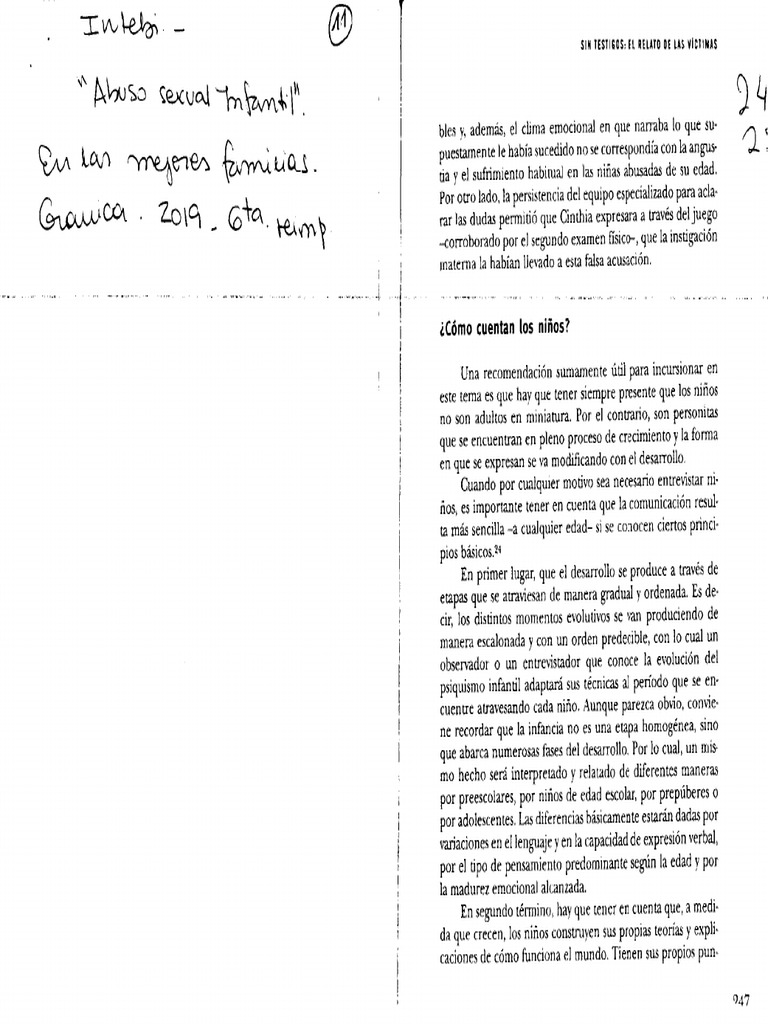 INTEBI, I. - Abuso Sexual Infantil en Las Mejores Familias - PG 247 A ...