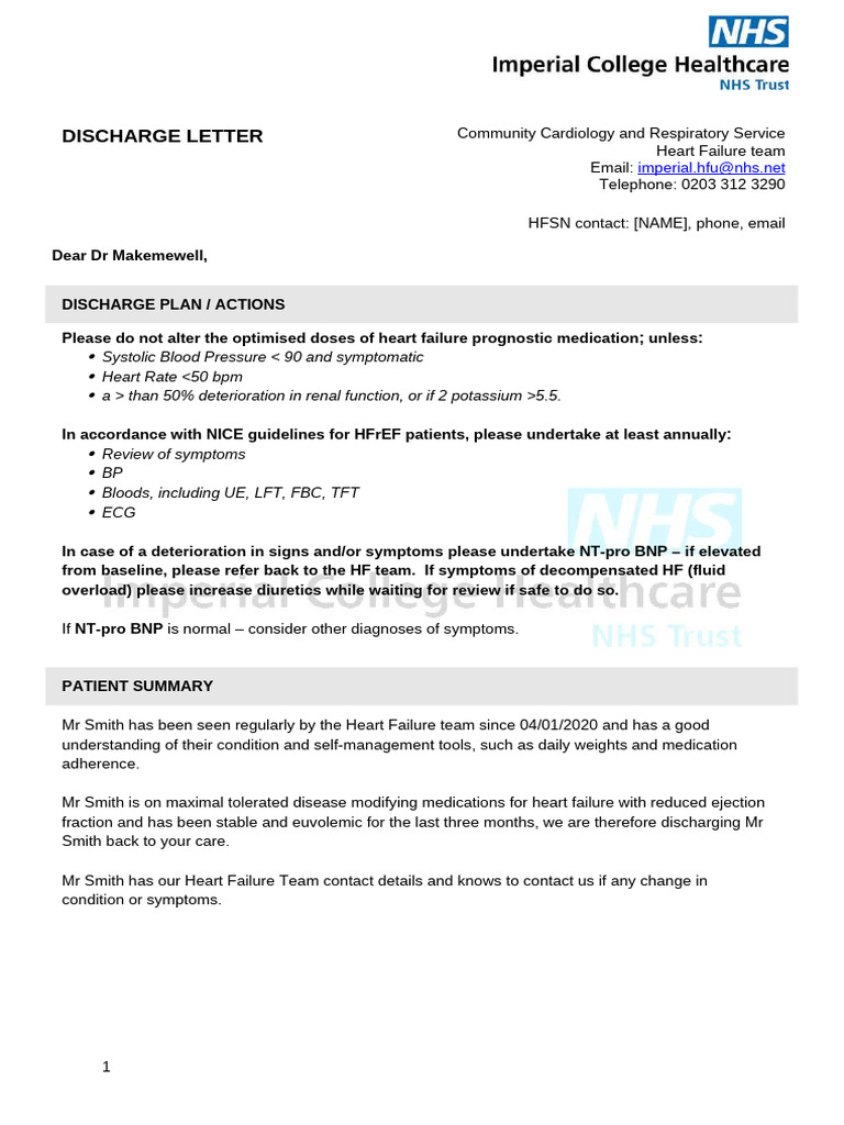 Heart Failure Medication Overview | PDF | Heart Failure | Clinical Medicine