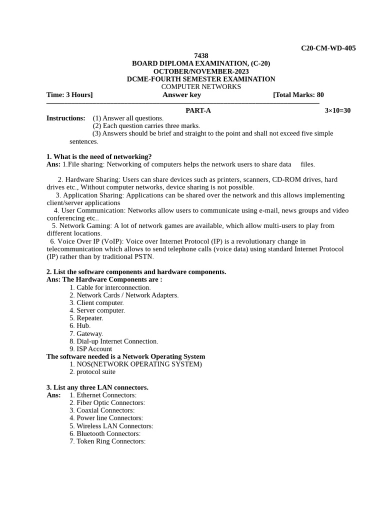 cn key | PDF | Computer Network | Ip Address