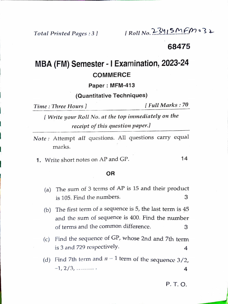 Semester 1 Exams 2023-24-1 | PDF | Marketing | Economics