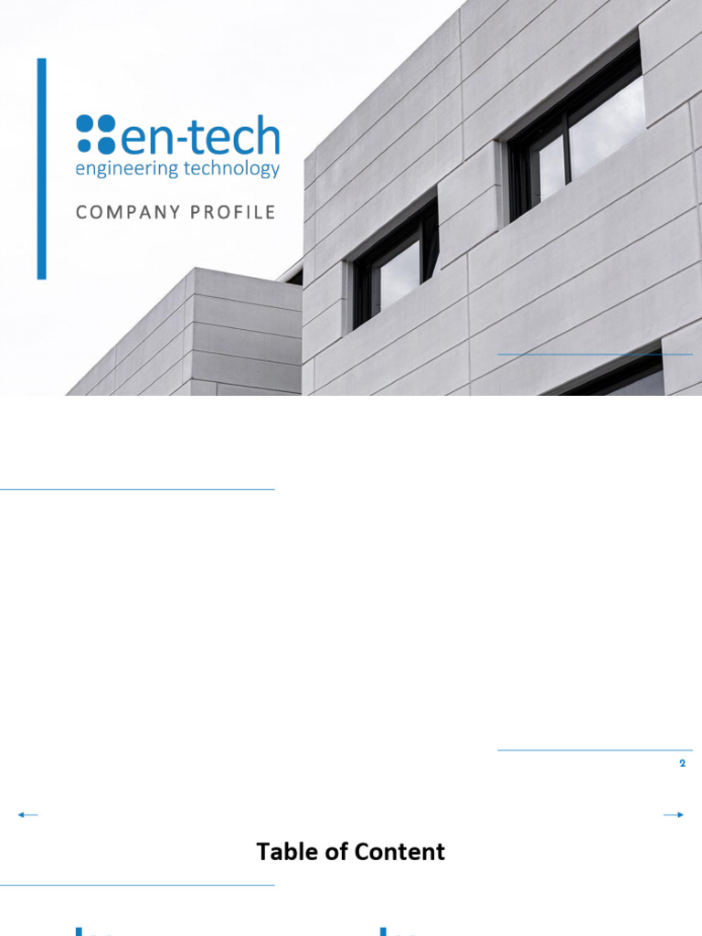 Entech - Company Profile 2023 | PDF | Home Automation | Building Automation
