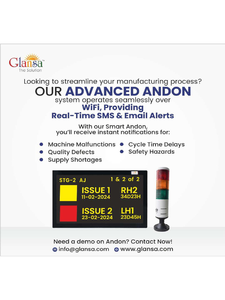 Andon System | PDF