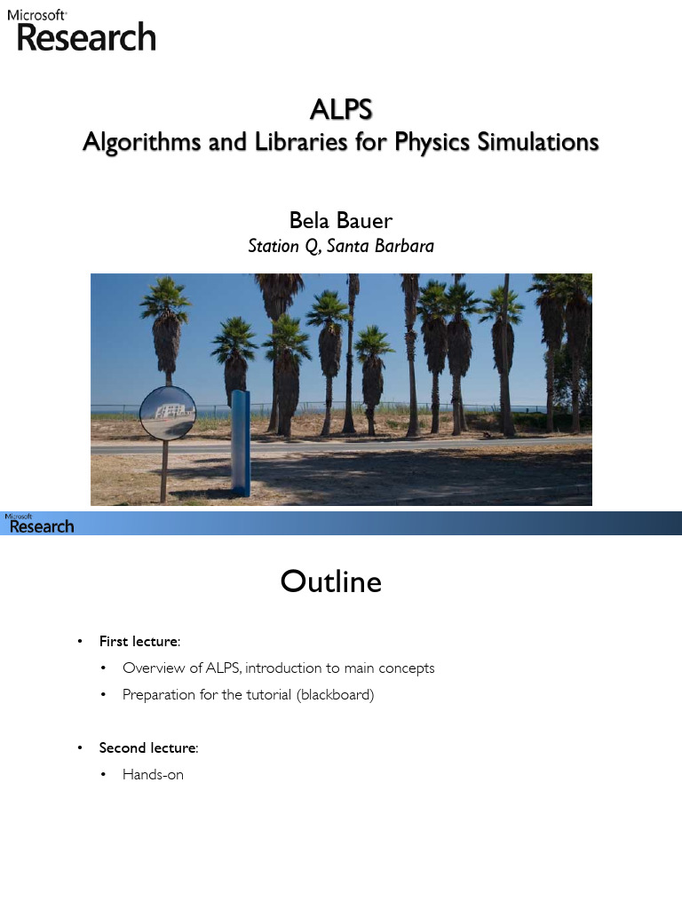 Bauer Notes Alps | PDF | Monte Carlo Method | Message Passing Interface