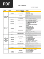ZIMSEC Biology Study Plan 2025-2026 | PDF | Biology | Organisms