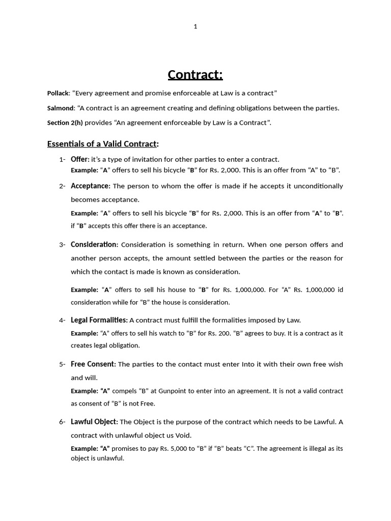 Contract Act | PDF | Guarantee | Breach Of Contract