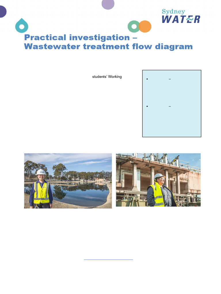 Wastewater Flow Diagrams for Students | PDF | Reclaimed Water | Recycling