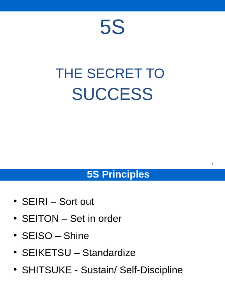 5S | PDF | Disciplines