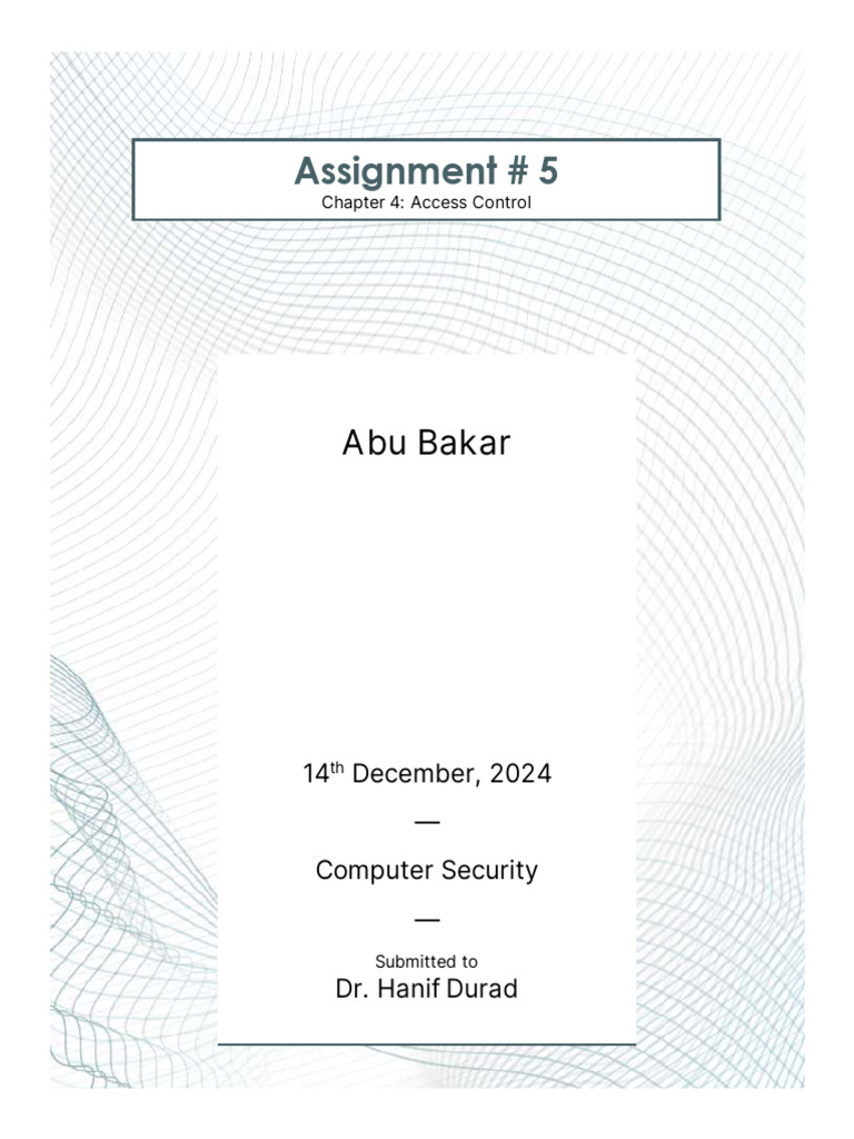 AbuBakar Assignment5 | PDF | World Wide Web | Internet & Web