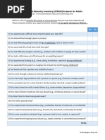 Life Events Checklist for Stressful Experiences | PDF